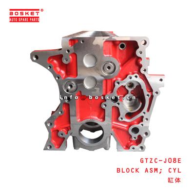 China GTZC-J08E Cylinder Block Assembly suitable for ISUZU HINO J08E for sale