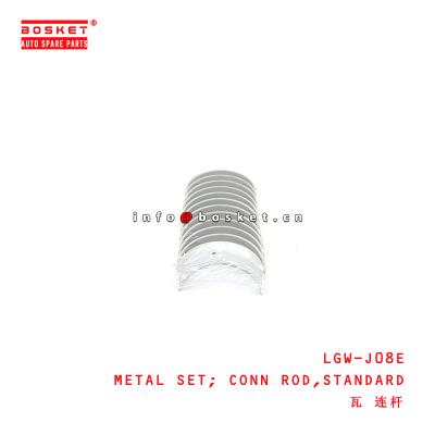 China LGW-J08E standard Connecting Rod Metal Set suitable for ISUZU HINO500 J08E for sale