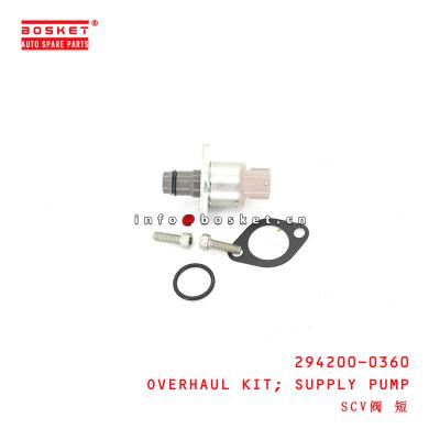 China 294200-0360 Supply Pump Overhaul Kit for ISUZU DMAX 4JJ1 for sale