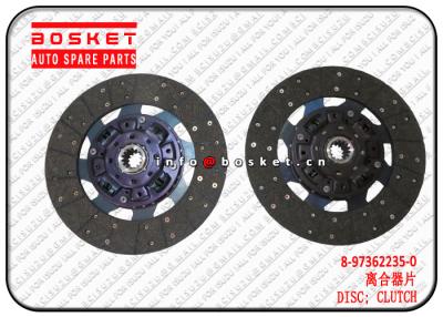 China 8-97362235-0 8973622350 Clutch Disc Suitable For Isuzu NPR Parts , Isuzu Accessories for sale
