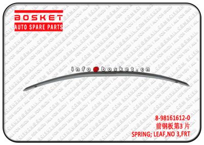 China ISUZU CYZ52 Front NO 3 Leaf Spring Isuzu CXZ Parts 8-98161612-0 8981616120 for sale
