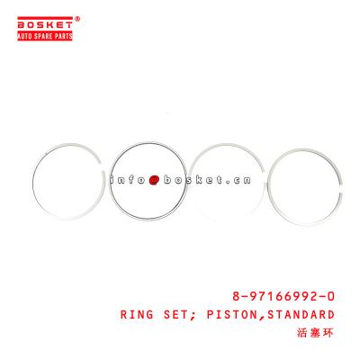 China 8-97166992-0 Standard Piston Ring Set suitable for ISUZU  4HE1 for sale
