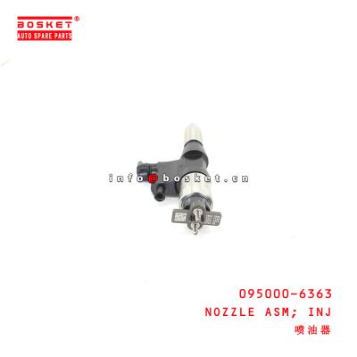 China 095000-6363 Injection Nozzle Assembly suitable for ISUZU FVZ34 4HK1 6HK1 for sale