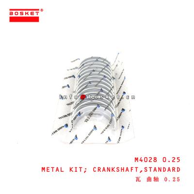 China M4028 0.25 Standard Crankshaft Metal Kit suitable for ISUZU  6BD1-T 6BF1-T for sale
