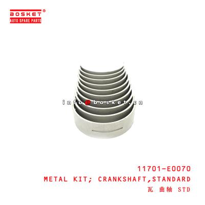 China 11701-E0070 Standard Crankshaft Metal Kit for ISUZU HINO300 N04C for sale