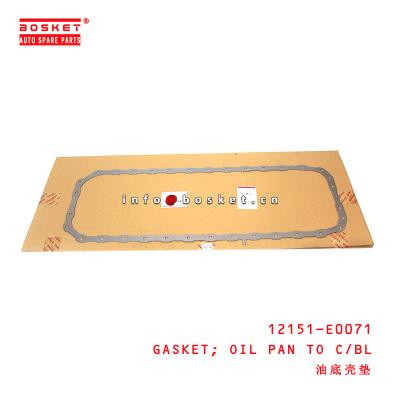 China 12151-E0071 Oil Pan To Cylinder Block Gasket for ISUZU HINO for sale