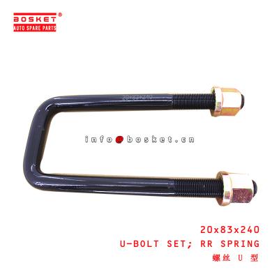 China 20x83x240 Rear Spring U-Bolt Set suitable for ISUZU VANGUARD for sale