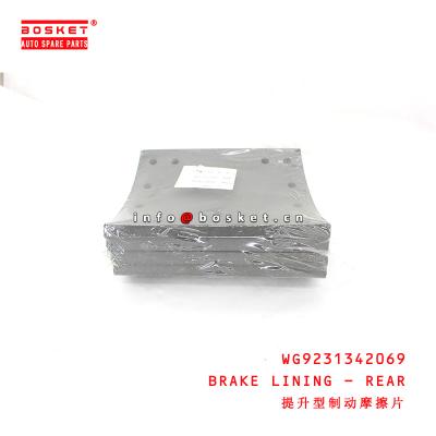 China WG9231342069 Brake Lining Rear for ISUZU for sale