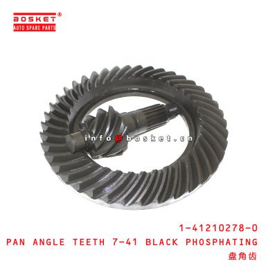 China 1-41210278-0 PAN ANGLE TEETH 7-41 BLACK PHOSPHATING For ISUZU FTR  1412102780 for sale