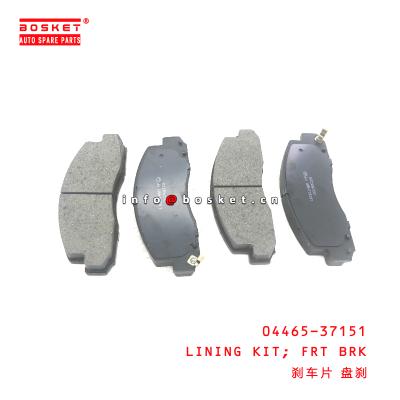 China 04465-37151 FRonT BReaK LINING KIT  suitable for HINO HINO 300  04465-37151 for sale