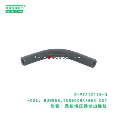 China 8-97212155-0 Turbocharger Out Rubber Hose suitable for ISUZU   8972121550 for sale