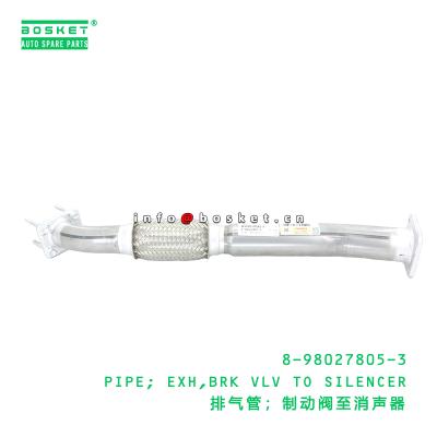 China 8-98027805-3 Break Valve To Silencer Exhaust Pipe suitable for ISUZU   8980278053 for sale