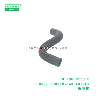 China 8-98028170-0 Exhaust Gas Recirculation Cooler Rubber Hose suitable for ISUZU   8980281700 for sale