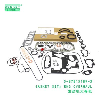 China 5-87815189-3 Engine Overhaul Gasket Set suitable for ISUZU   5878151893 for sale