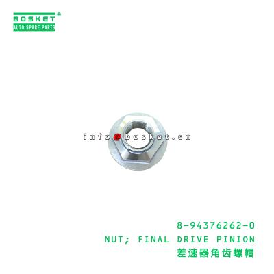 China 8-94376262-0 Final Drive Pinion Nut suitable for ISUZU TFR54 UCS17 4JA1 4ZE1 8943762620 for sale
