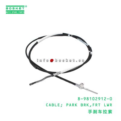 China 8-98102912-0 Front Lwr Park Break Cable suitable for ISUZU   8981029120 for sale