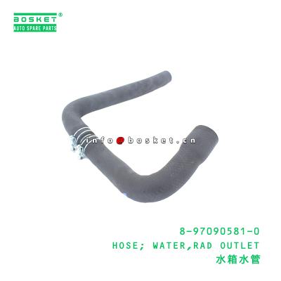 China 8-97090581-0 HOSE; WATER,RAD OUTLET suitable for ISUZU NPR 4HF1 4BE1 8970905810 for sale