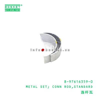 China 8-97616359-0 METAL SET; CONN ROD,STANDARD suitable for ISUZU FVR34 6HK1 8976163590 for sale