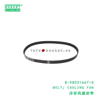 China 8-98031667-0 BELT; COOLING FAN suitable for ISUZU  8980316670 for sale