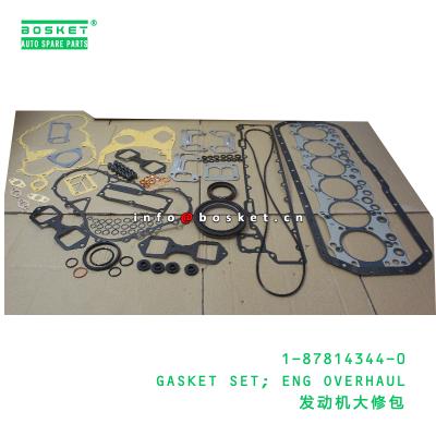 China 1-87814344-0 GASKET SET; ENG OVERHAUL suitable for ISUZU 6BG1T 1878143440 for sale