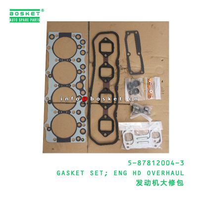 China 5-87812004-3 GASKET SET; ENG HD OVERHAUL suitable for ISUZU 5878120043 for sale