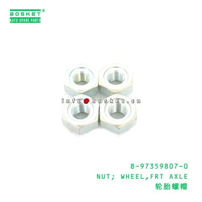 China 8-97359807-0 NUT; WHEEL,FRT AXLE suitable for ISUZU 700P 4HE1TC 8973598070 for sale