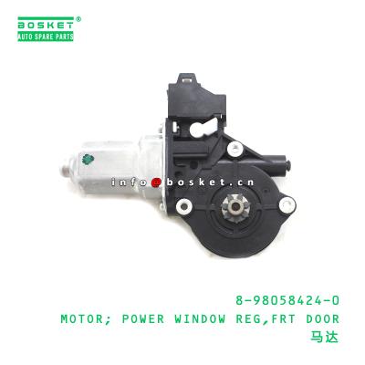 China 8-98058424-0 MOTOR; POWER WINDOW REG,FRT DOOR suitable for ISUZU 8980584240 for sale