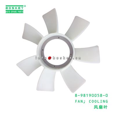 China 8-98190058-0 FAN; COOLING suitable for ISUZU 4HK1 8981900580 for sale