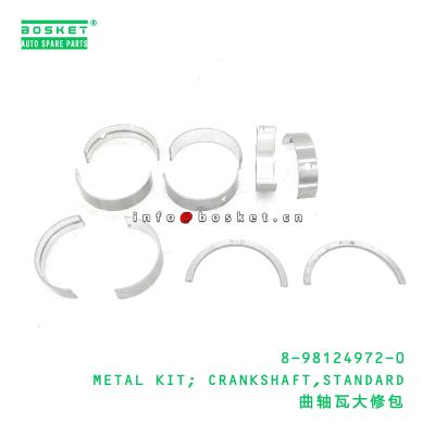 China 8-98124972-0 METAL KIT; CRANKSHAFT,STANDARD suitable for ISUZU  8981249720 for sale