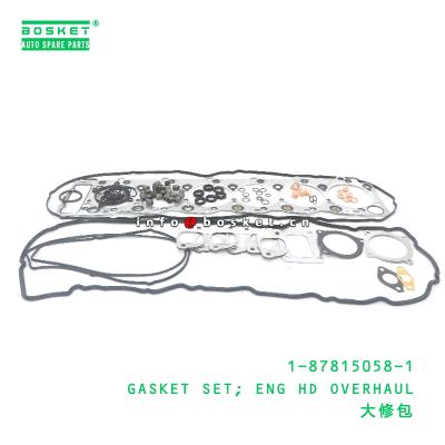 China 1-87815058-1 GASKET SET; ENG HD OVERHAUL suitable for ISUZU 1878150581 for sale