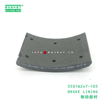 China 3501B247-105 BRAKE LINING suitable for JAC N120 3501B247-105 for sale