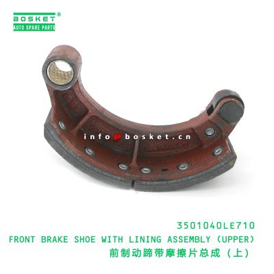 China 3501040LE710 FRONT BRAKE SHOE WITH LINING ASSEMBLY (UPPER) suitable for JAC N90 3501040LE710 for sale