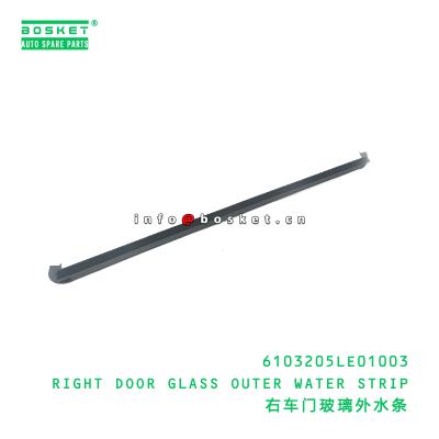 China 6103205LE01003 RIGHT DOOR GLASS OUTER WATER STRIP suitable for JAC N56 N75 N80 N90 N90 N120 6103205LE01003 for sale