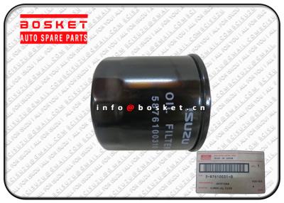 Cina Elemento del filtro dell'olio per ISUZU NKR 4HK1 5-87610031-0 8-97371334-0 5876100310 8973713340 in vendita