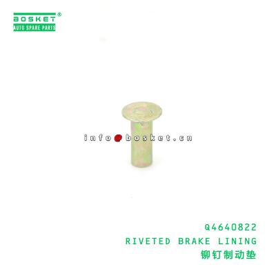 China Q4640822 RIVETED BRAKE LINING suitable for JAC  Q4640822 for sale