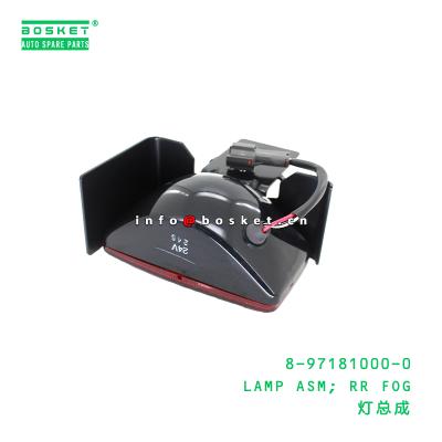 China 8-97181000-0 RR FOG Lamp Assembly Suitable for ISUZU 8971810000 Truck Rear Fog Lamp for sale