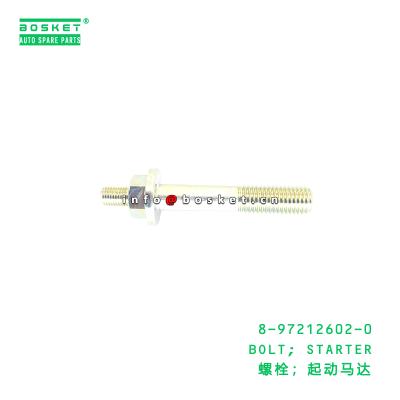 China 8-97212602-0 BOLT STARTER Suitable for ISUZU 8972126020 High-Quality Special Steel Reliable Work for sale