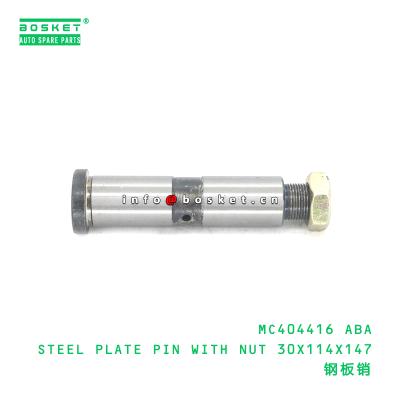 China MC404416 ABA STEEL PLATE PIN WITH NUT 30X114X147 suitable for FUSO MC404416 ABA for sale