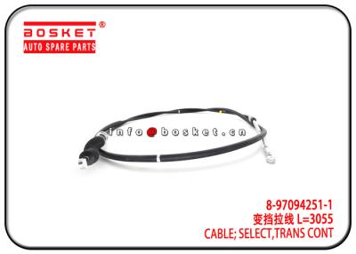 China 8-97094251-1 8-97203062-0 8970942511 8972030620 0290 Transmission Control Select Cable Suitable for ISUZU 4HF1 4HG1 NPR for sale