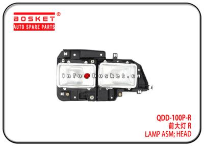 China 100P QDD-100P-R QDD100PR Isuzu NPR Parts Head Lamp Assembly for sale