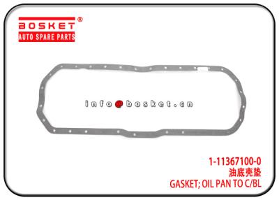China 1-11367100-0 1113671000 Oil Pan To Cylinder Block Gasket For ISUZU 6BD1 6BG1 FSS FTS for sale