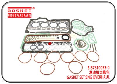 China 5-87810033-0 5878100330 Engine Overhaul Gasket Set For ISUZU DA220 for sale