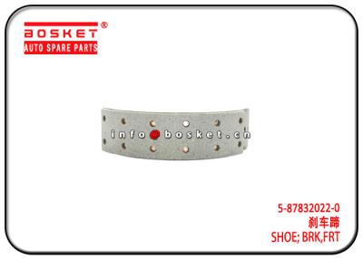 China NPR Isuzu Brake Parts Front Brake Shoe 5-87832022-0 5878320220 for sale