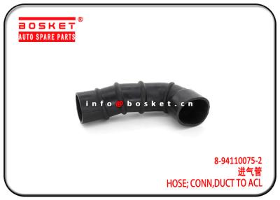 China NKR 100P Isuzu Engine Parts Duct To Air Cleaner Connecting Hose  8-94110075-2 8941100752 for sale