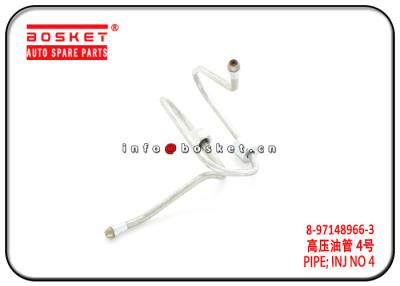 China 8-97148966-3 8971489663 Injection NO 4 Pipe For ISUZU 4HE1 NPR for sale