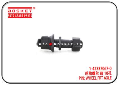 China Front Axle Wheel Pin For Isuzu 10PE1 CXZ81 VC46 CXZ FVR 1-42337067-0 1-42337044-0 1423370670 1423370440 for sale