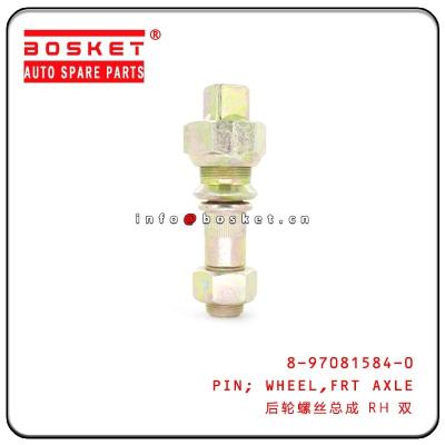 China 8-97081584-0 8970815840 Front Axle Wheel Pin RH For ISUZU NKR NPR 4HK1 4HG1 for sale