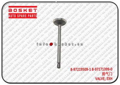 China 8-97219509-1 8-97171399-0 Isuzu Engine Parts Exhaust Valve NPR66 4HF1 8972195091 8971713990 for sale