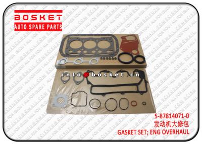 China 5878140710 5-87814071-0 Engine Overhaul Gasket Set for  Isuzu 3LD1 for sale