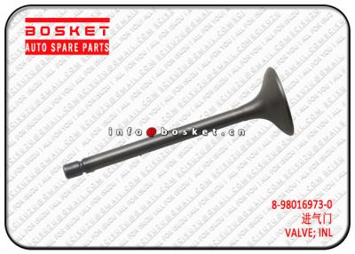 China 0.062 KG Isuzu Engine Parts 4JJ1 4JK1 NHR NPR Inlet Valve 8980169730 8-98016973-0 for sale